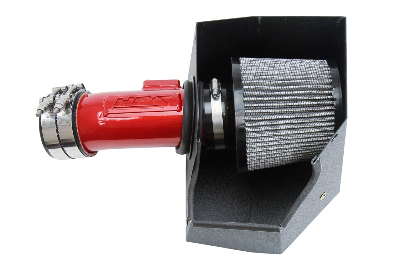 HPS Performance Air Intake Kit with Heat Shield, Red, 827-656R – AHC Garage