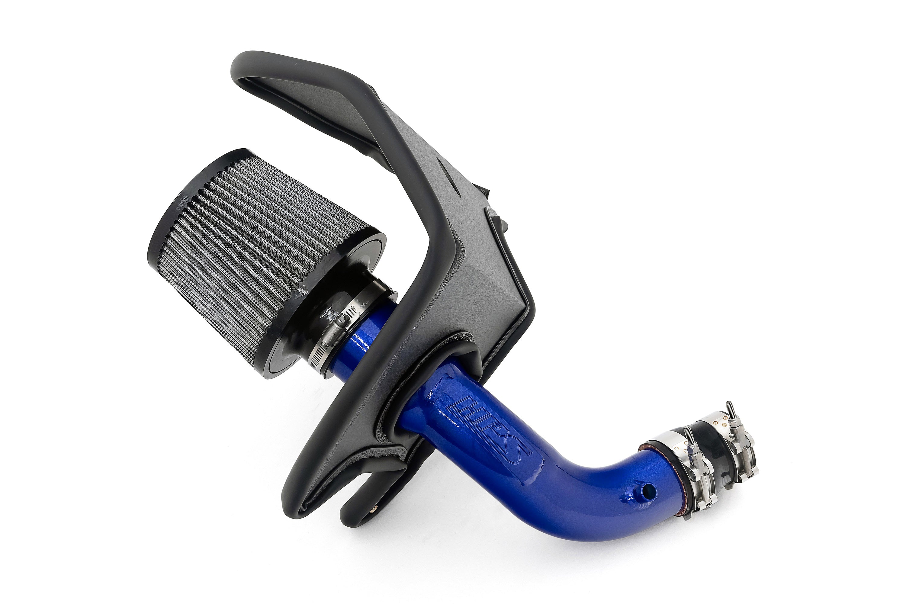 HPS Performance Air Intake Kit with Heat Shield, Blue, 827-709BL – AHC ...