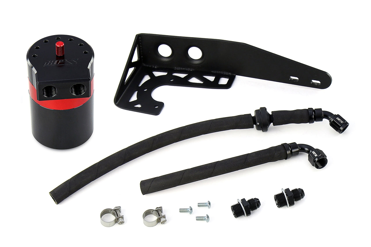 HPS Performance Billet Aluminum Oil Catch Can Kit, OCC-001 - Precision ...